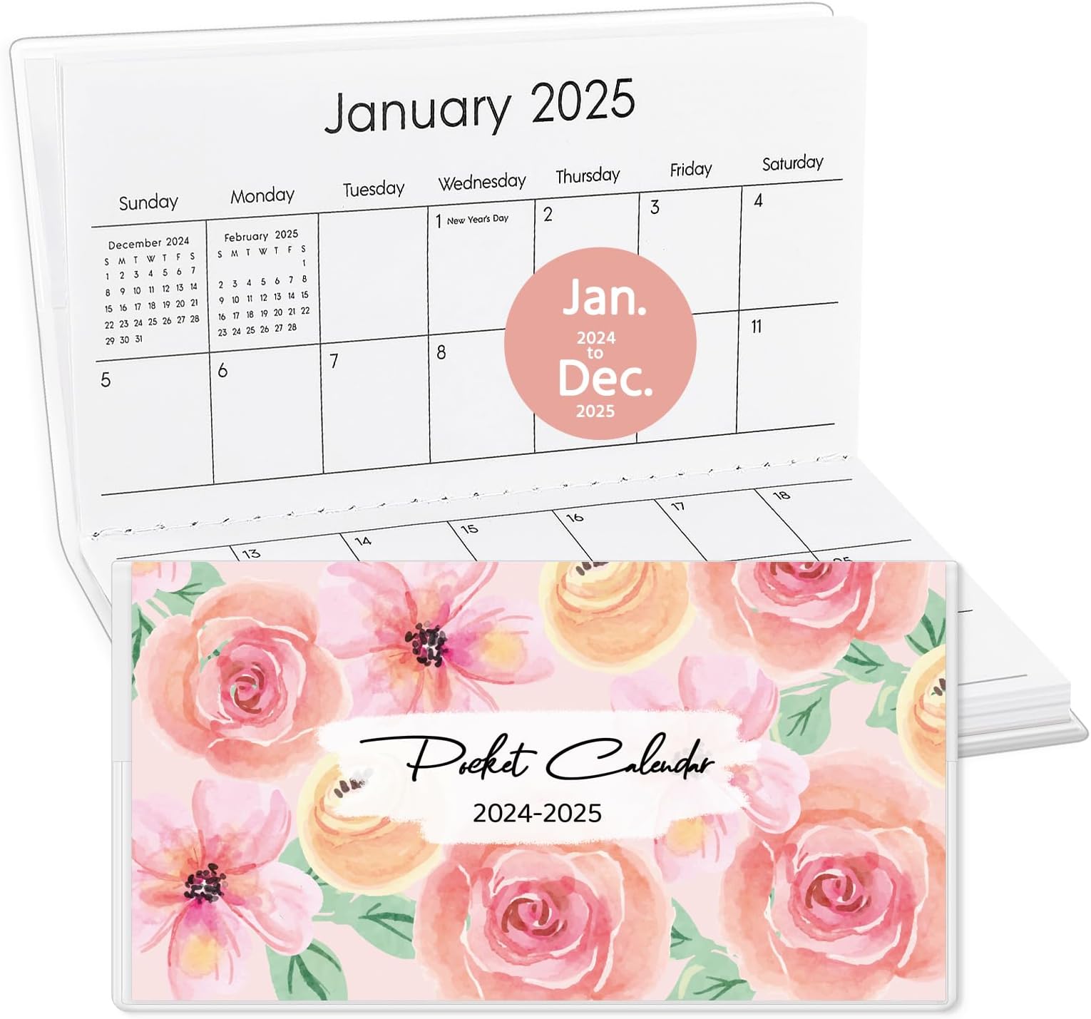 Amazon.com : 2024 Birds Handy Planner Pocket Calendar & Memo Pad, 3.5 ...
