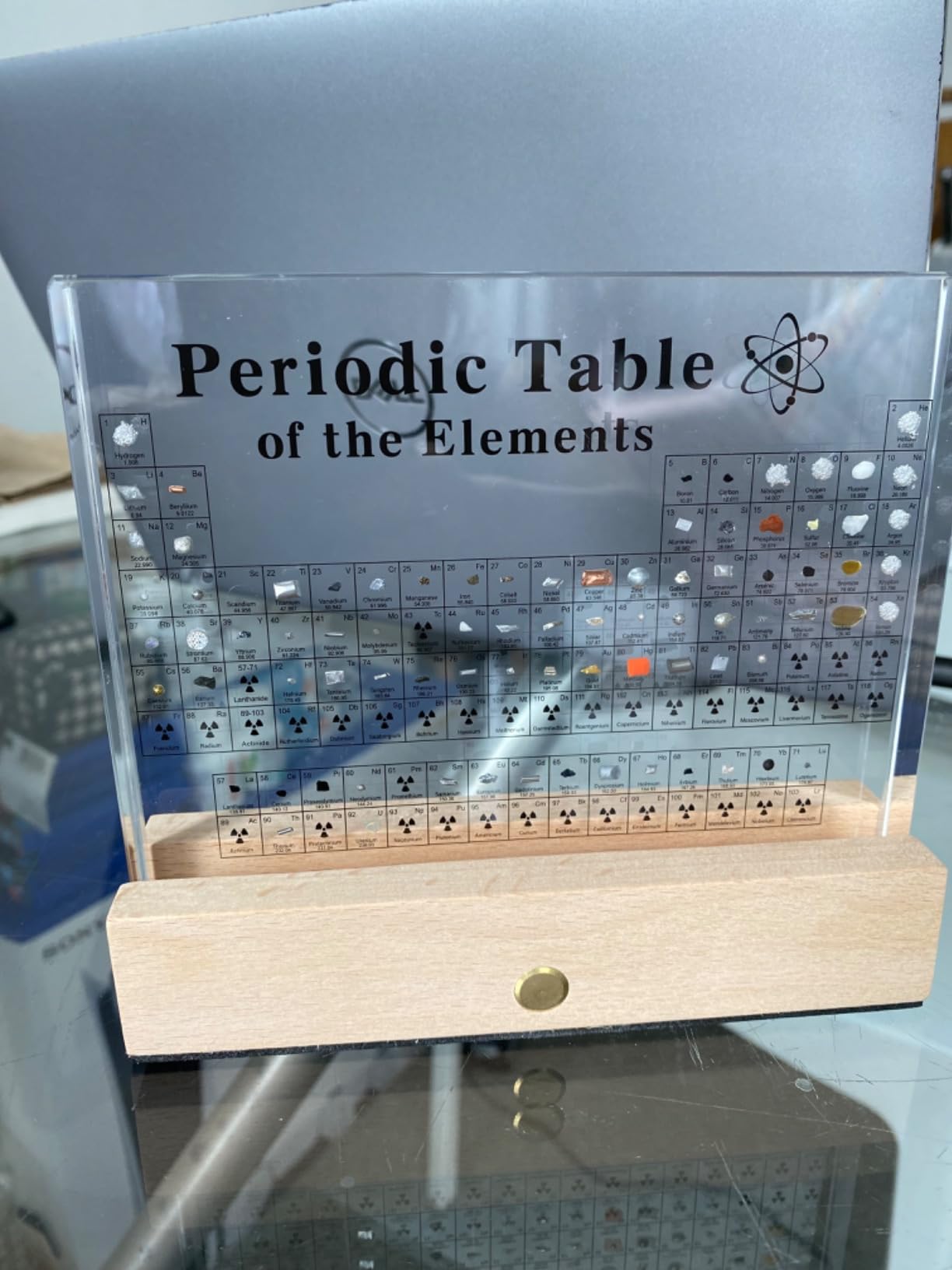 MegaBox Periodic Table Of Elements with 83 Real Elements, Acrylic ...