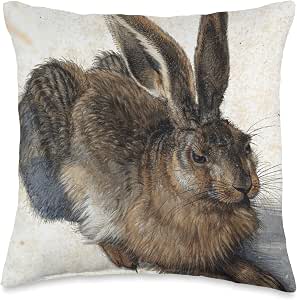 Amazon.com: Young Hare Albrecht Durer Medieval Renaissance Art Throw ...