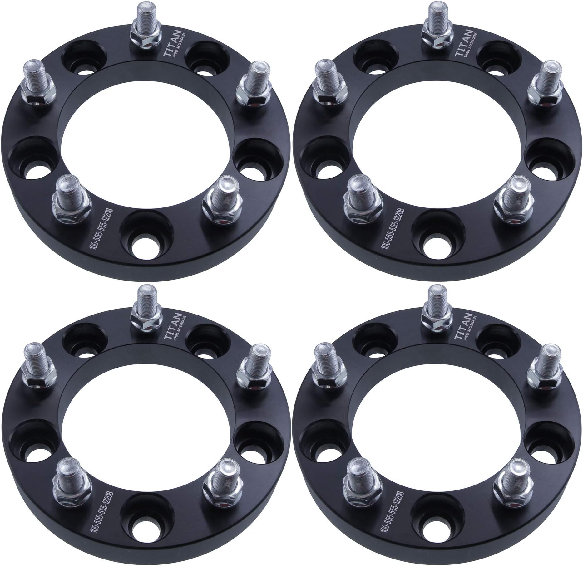 Amazon.com: YHTAUTO 5x5.5 Wheel Spacers 1 Inch Compatible with Ford ...
