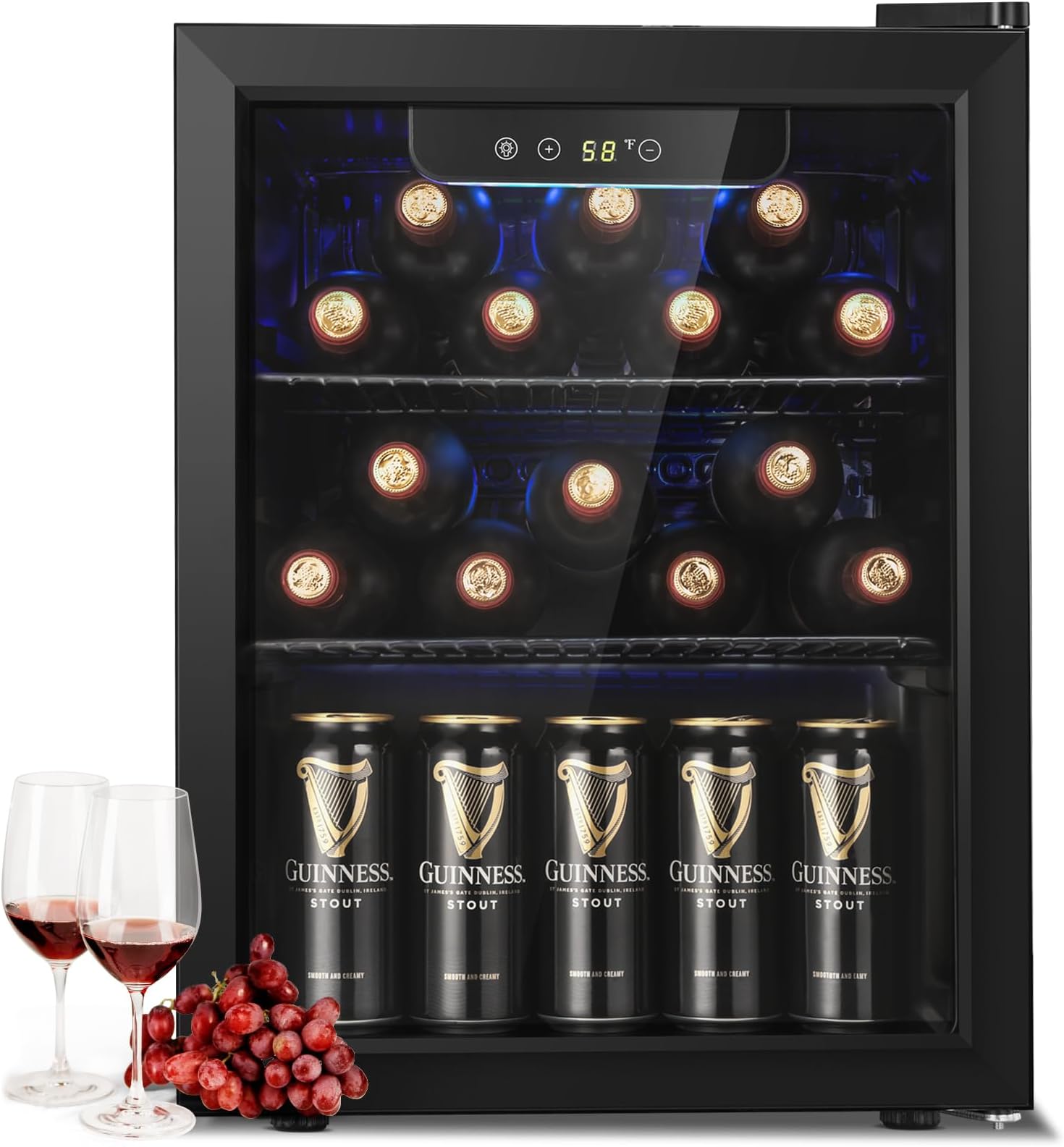 Amazon.com: Antarctic Star 16 Bottle 68 Can Wine Cooler Mini Fridge ...
