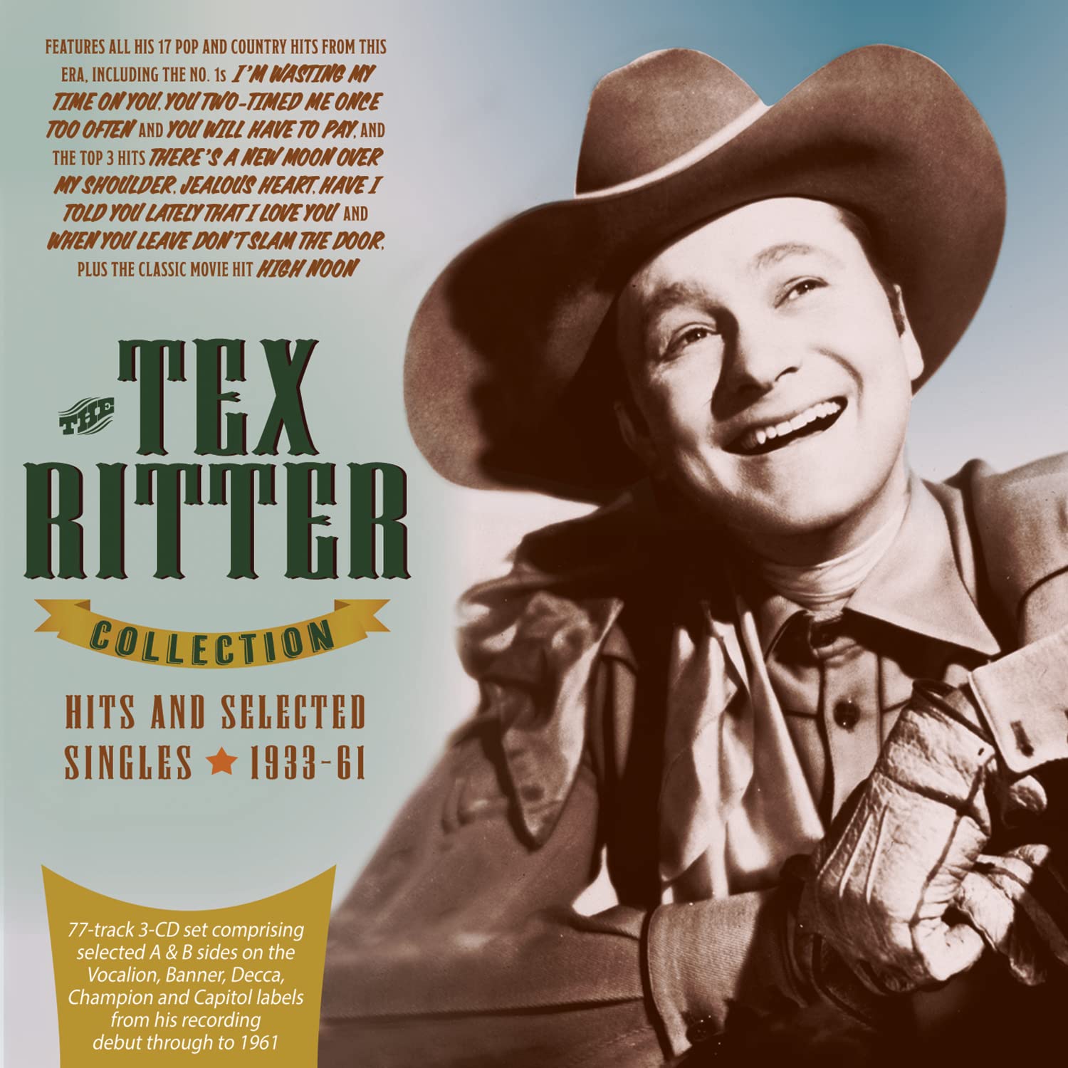 RITTER,TEX - The Tex Ritter Collection: Hits And Selected Singles 1933 ...