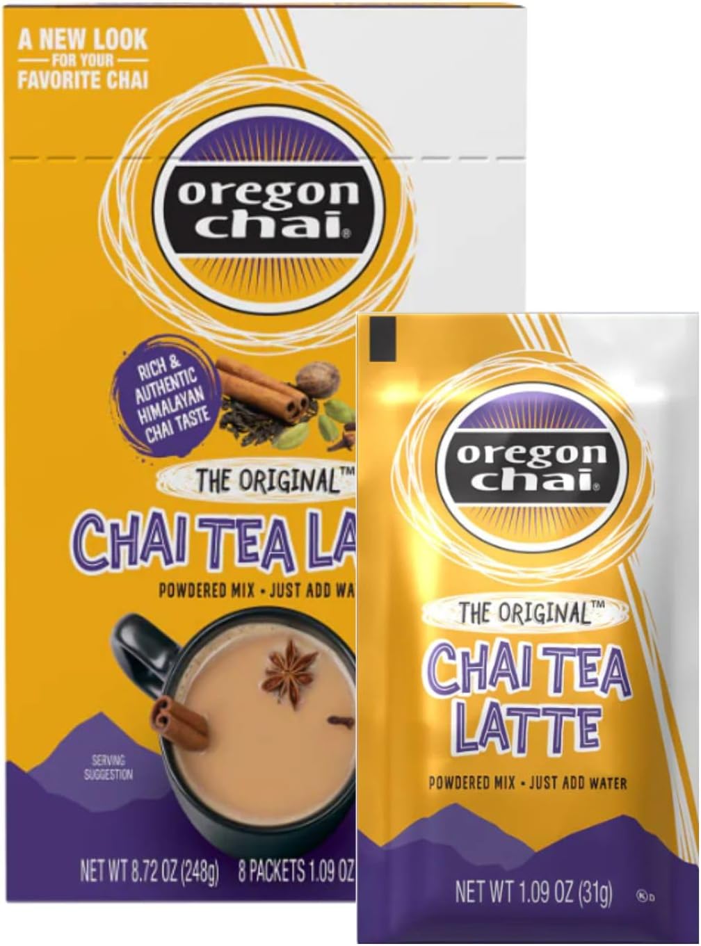 Amazon.com : Cafe Escapes, Chai Latte Tea Beverage, Single-Serve Keurig ...