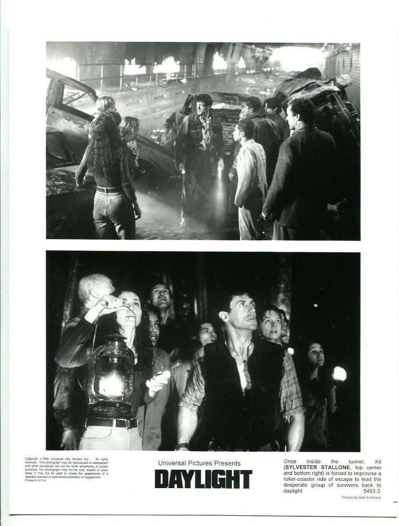 MOVIE PHOTO: Daylight-8x10-B&W-Still-Sylvester Stallone-NM at Amazon's ...