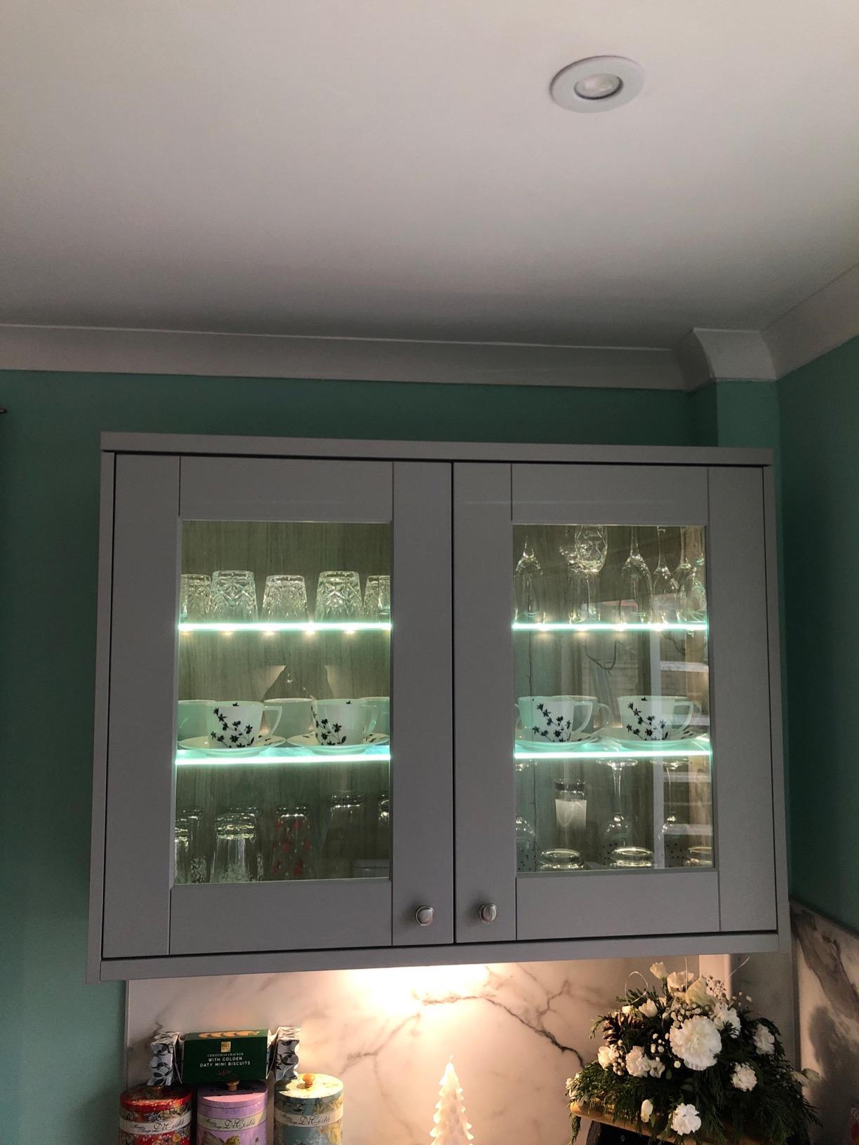 2 Pack | 450mm Clip-On LED Shelf Strip Light Kit | Warm White | 4mm ...