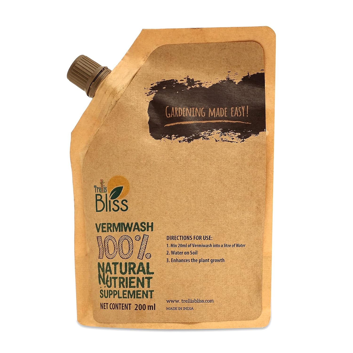 Trellis Bliss Concentrated Vermi Wash | 200 ml | Plant Promoters ...