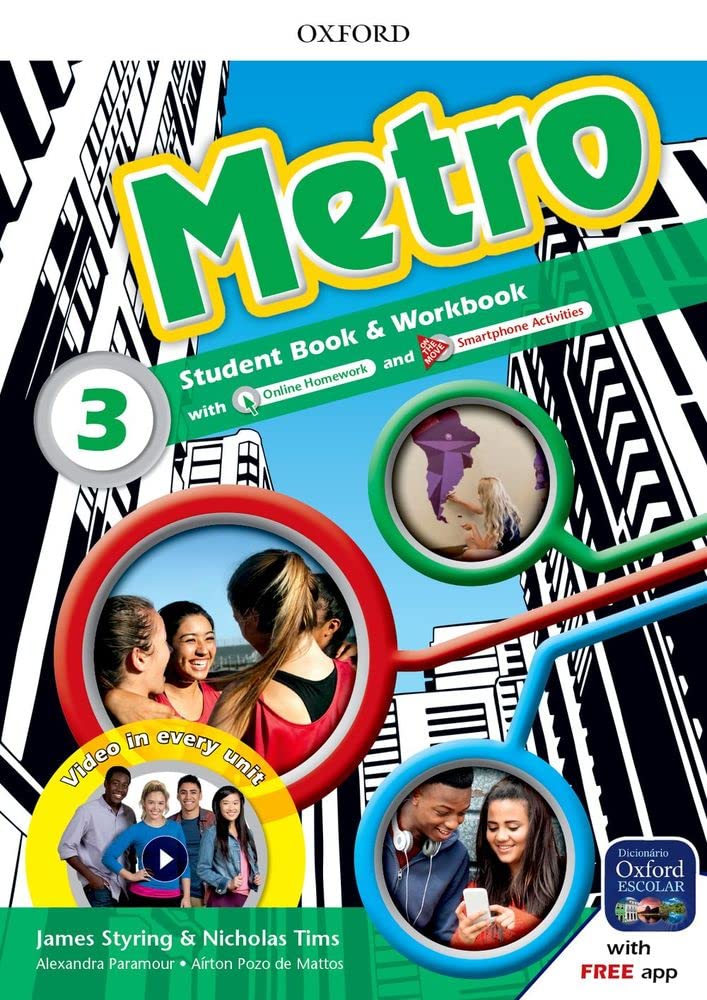 Metro 3 - Student Book / Workbook Pack | Amazon.com.br