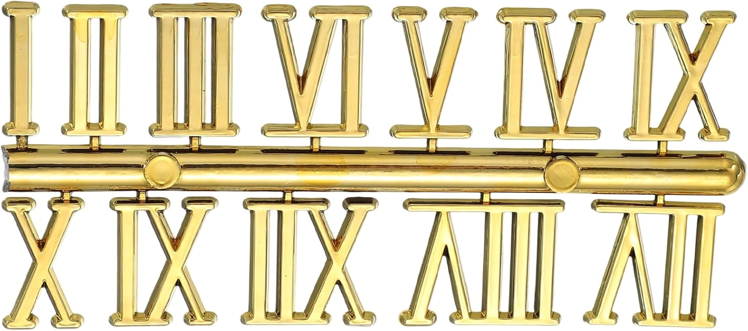 Amazon.com: uxcell 1 Set Clock Numbers, Roman Clock Numbers Kit Parts ...