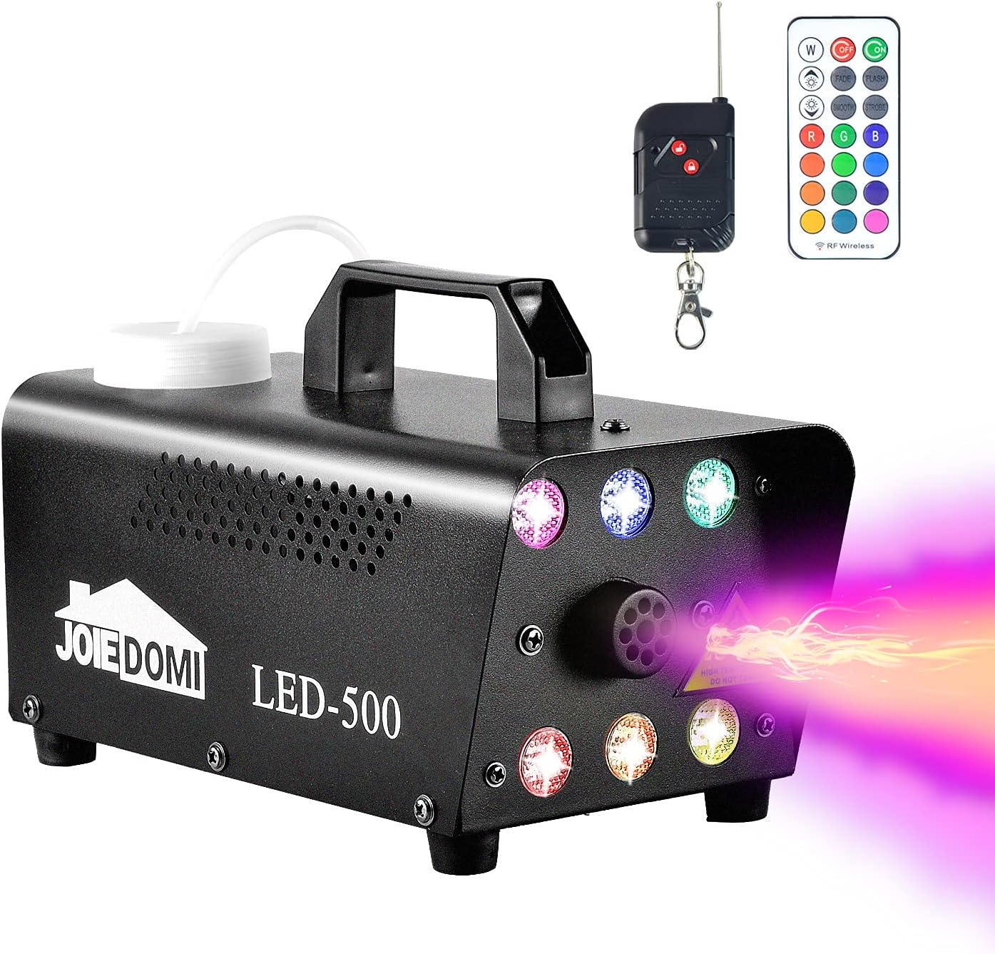 Amazon.com: Joiedomi Halloween Fog Machine with 13 Colors, 500W ...