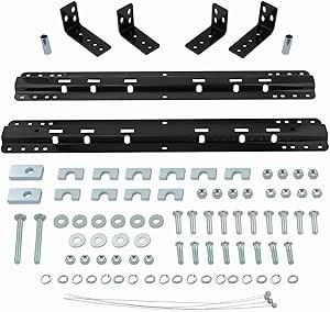 Amazon.com: PartsFlow 20k 5th Fifth Wheel Mounting Rail Kit Trailer ...