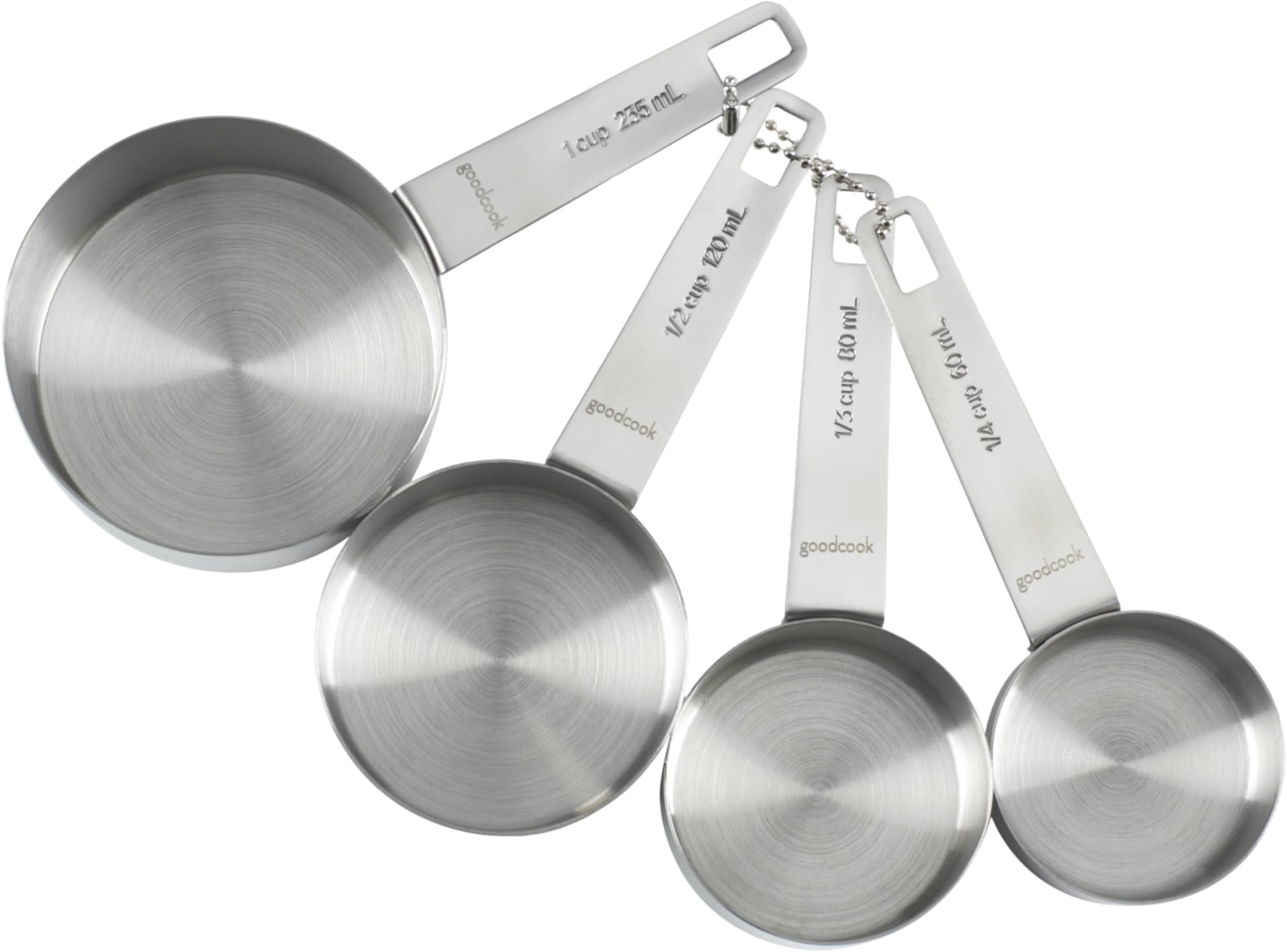 Amazon.com: OXO Good Grips Measuring Cup Set, Stainless steel, 4 pieces ...