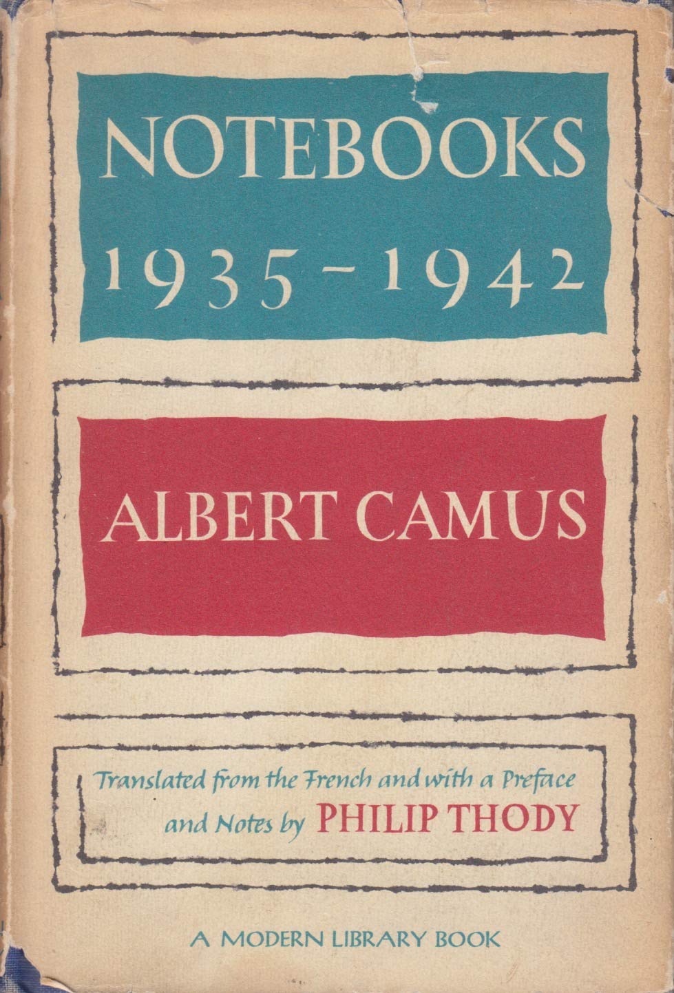 Notebooks 1935-1942: Camus, Albert: Amazon.com: Books