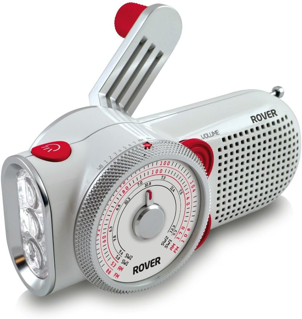Eton Rover Hand Powered Radio with USB Mobile Phone Charger : Amazon.co ...