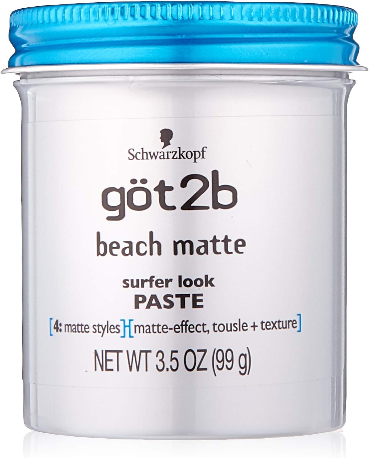 Amazon.com : Schwarzkopf Got2b Beach Matt Surfer Look Matt Paste (100ml ...