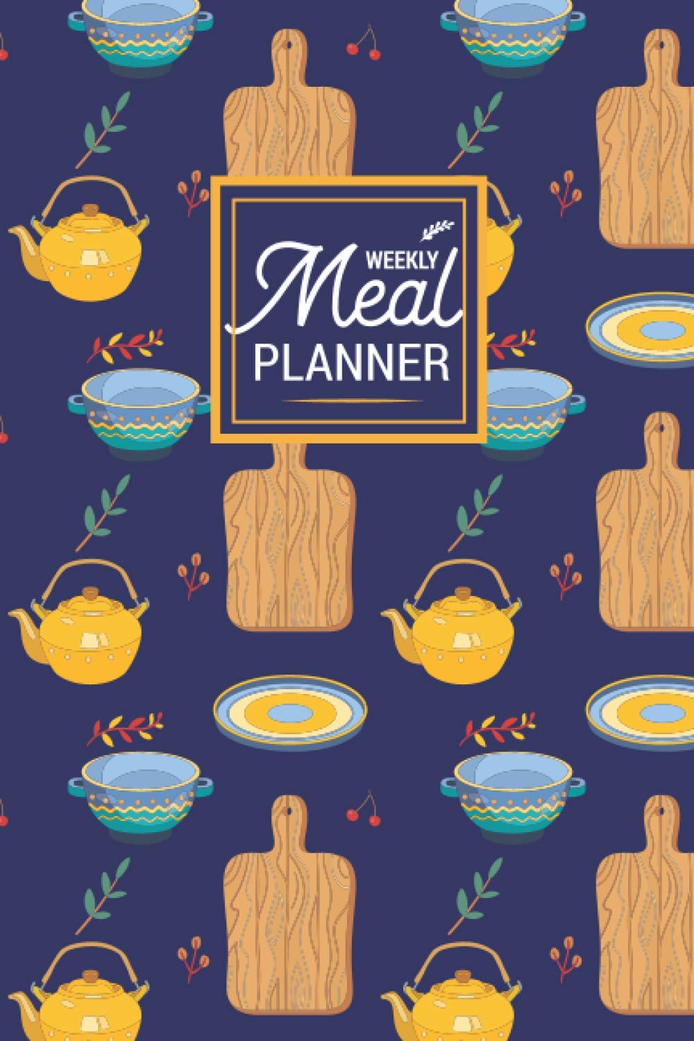 Buy Meal Planner: A Cute Weekly Meal Planner With Perforated Grocery ...