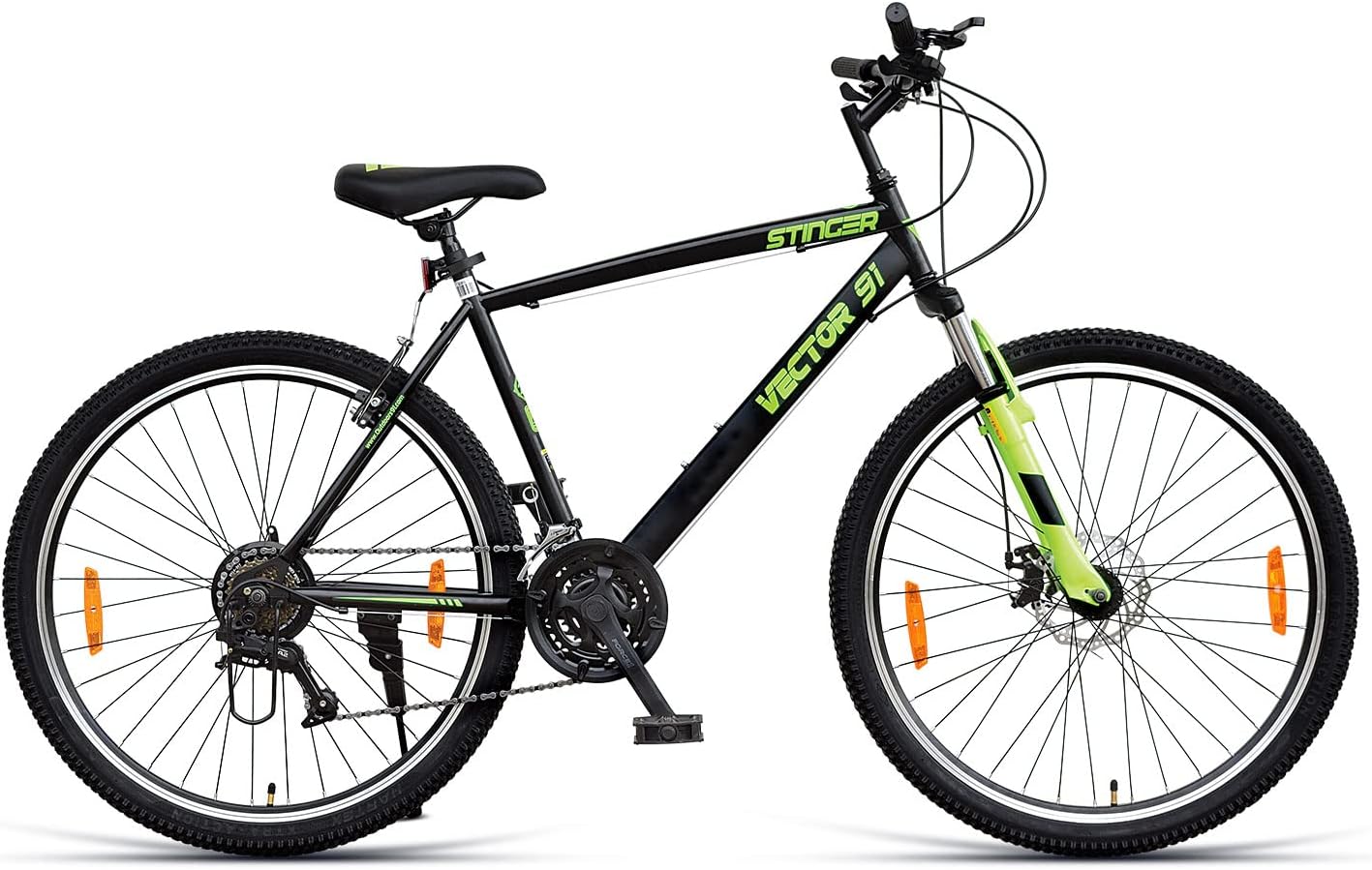 VECTOR 91 Athens 26T 21 Speed Hybrid Bike, 18.5 Inch Frame, Ideal For ...