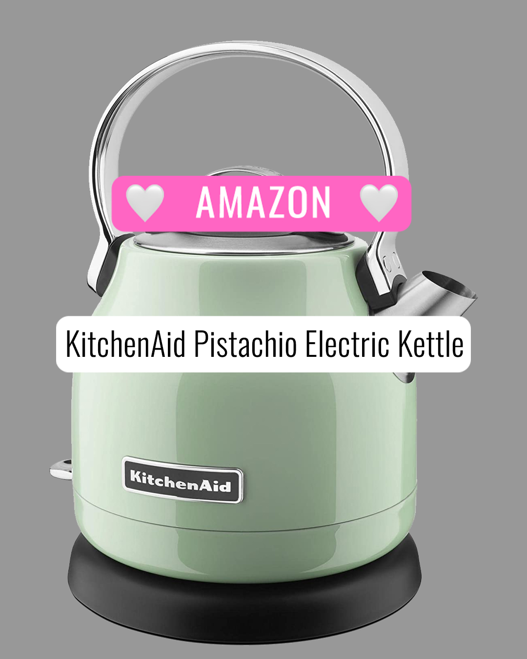Watch KitchenAid Pistachio Electric Kettle on Amazon Live