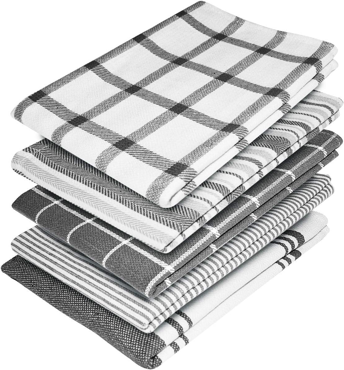 gryeer Microfibre Tea Towels, Super Absorbent, Extra Large and Thick ...