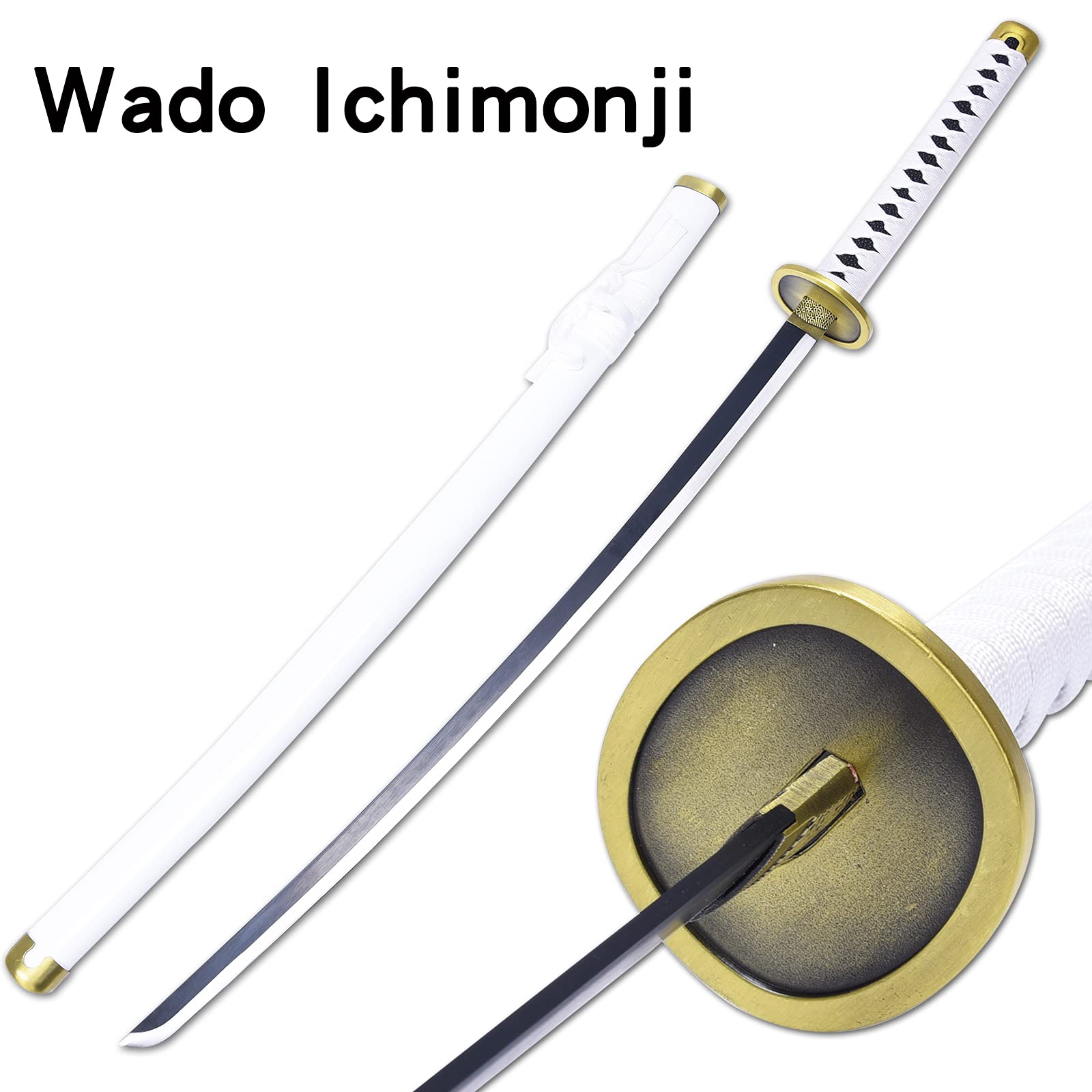 Douzoni Japanese Anime Cosplay Sword,Roronoa Zoro Swords Real, Steel ...