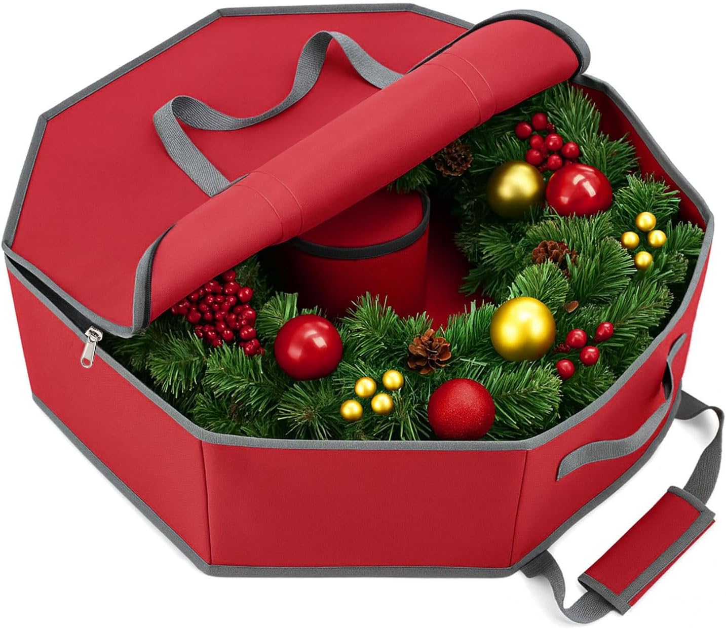 Amazon.com: KYEVIS Christmas Wreath Storage Container, 24 Inch Tear ...
