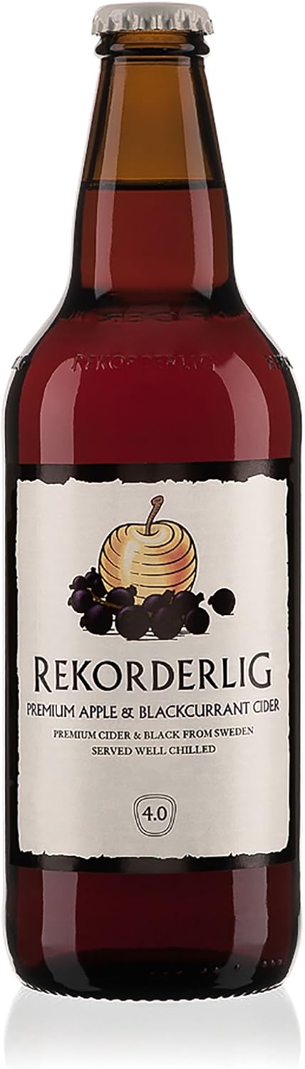 Rekorderlig - Apple & Blackcurrent - Premium Swedish Cider - 15x500ml ...