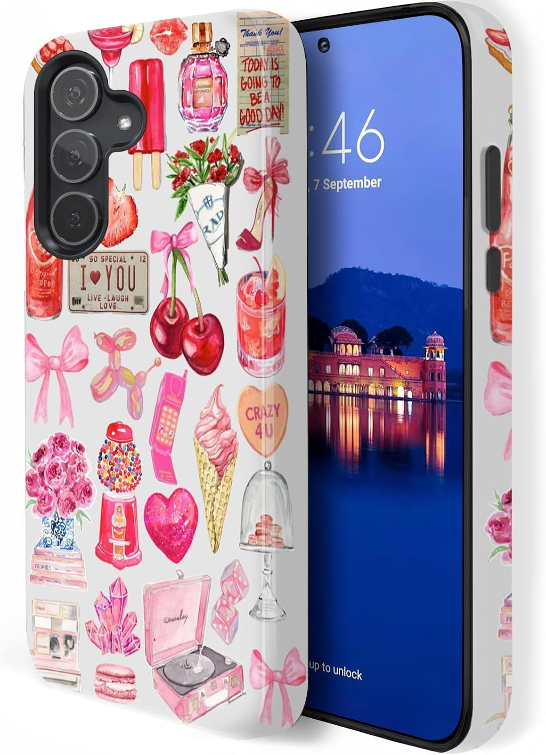 Amazon.com: HQUSZPT Compatible for Samsung Galaxy A17 Case,Two Layer ...