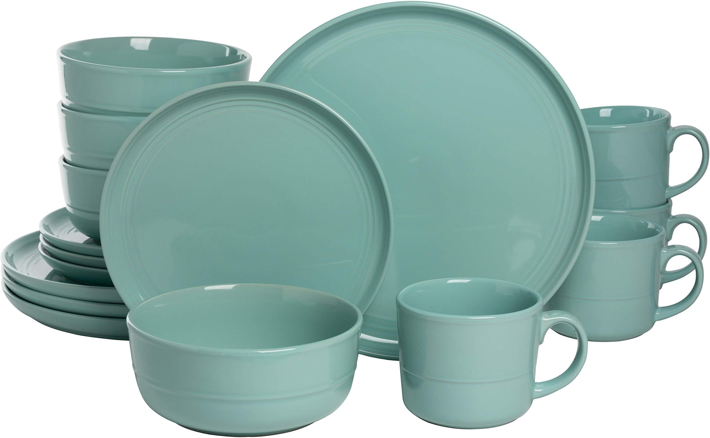 Amazon.com | Signature Housewares 4 Piece Sorrento Collection Stoneware ...