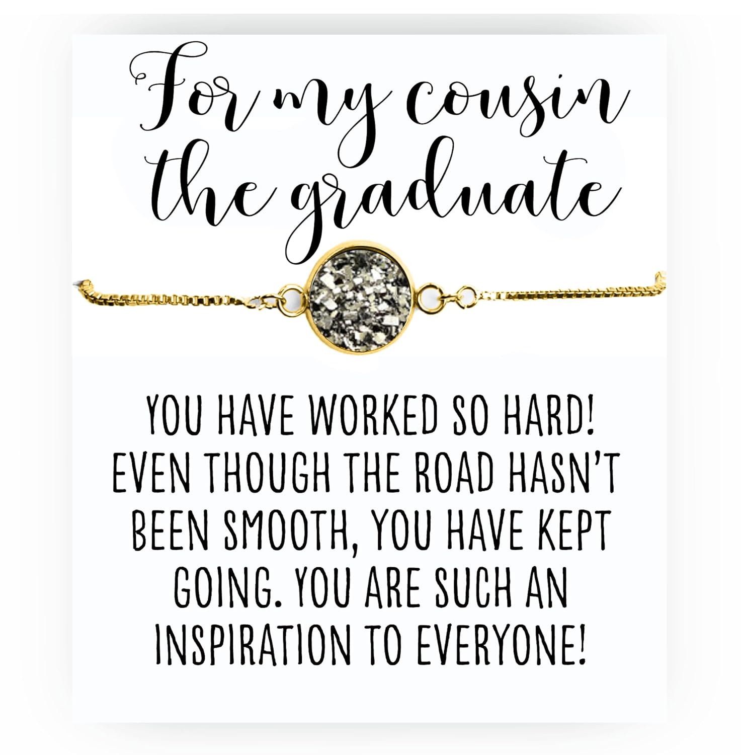 Amazon.com: Cousin Graduation Congratulations Gift- Masters Degree ...