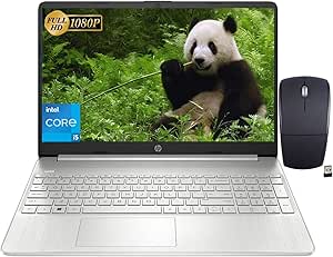 HP Laptop empresarial más reciente 2023, visualización FHD de 15.6 pulgadas, procesador Intel ...