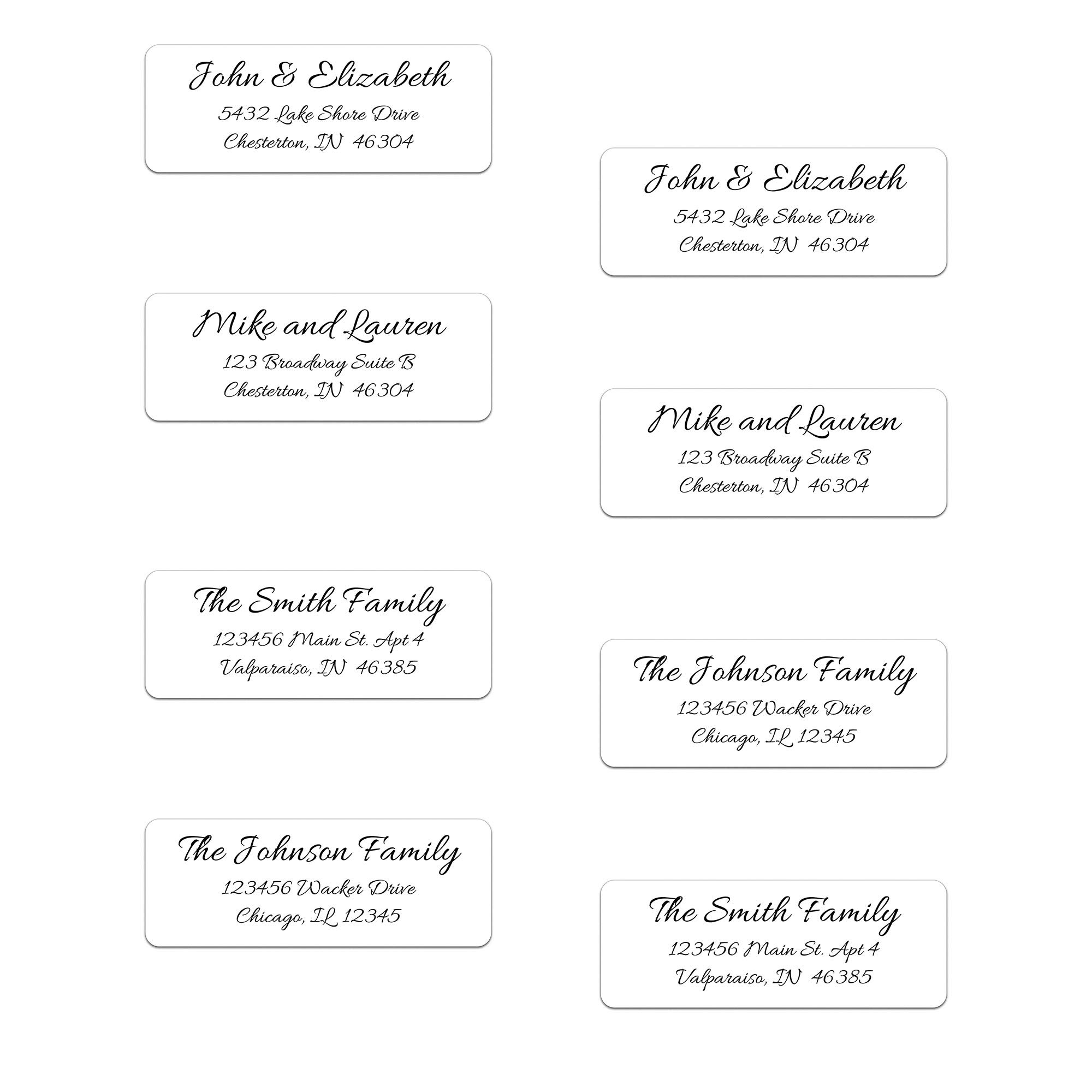 Wedding Address Labels And Seals Personalized Address Labels