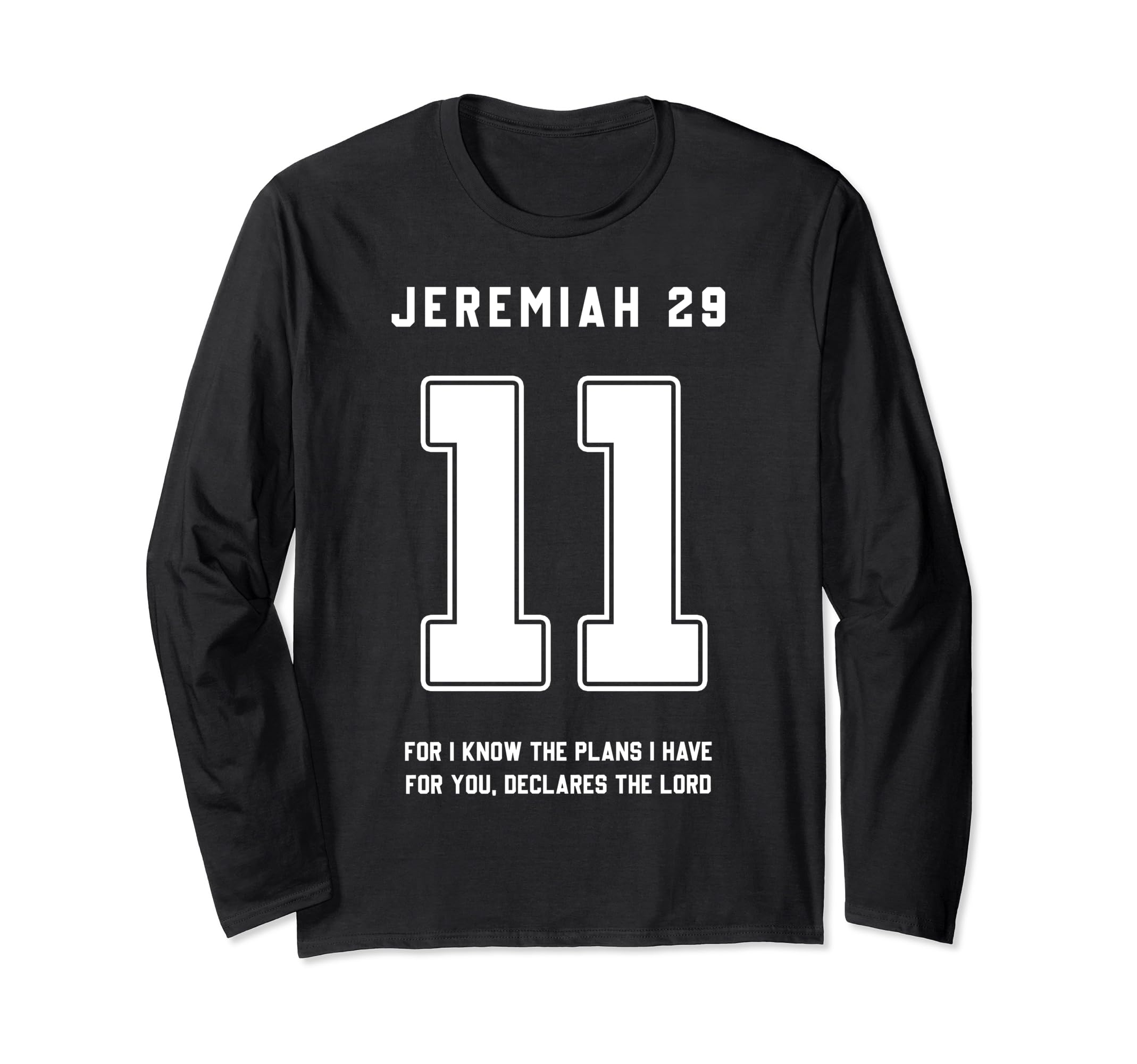 Jeremiah Shirts HIS PLANS T SHIRT Jerm. 29:11 – Just Faith No Fear