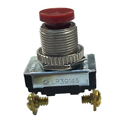 Gardner Bender GSW-23 Push Button Switch with Momentary Contact, 3A ...