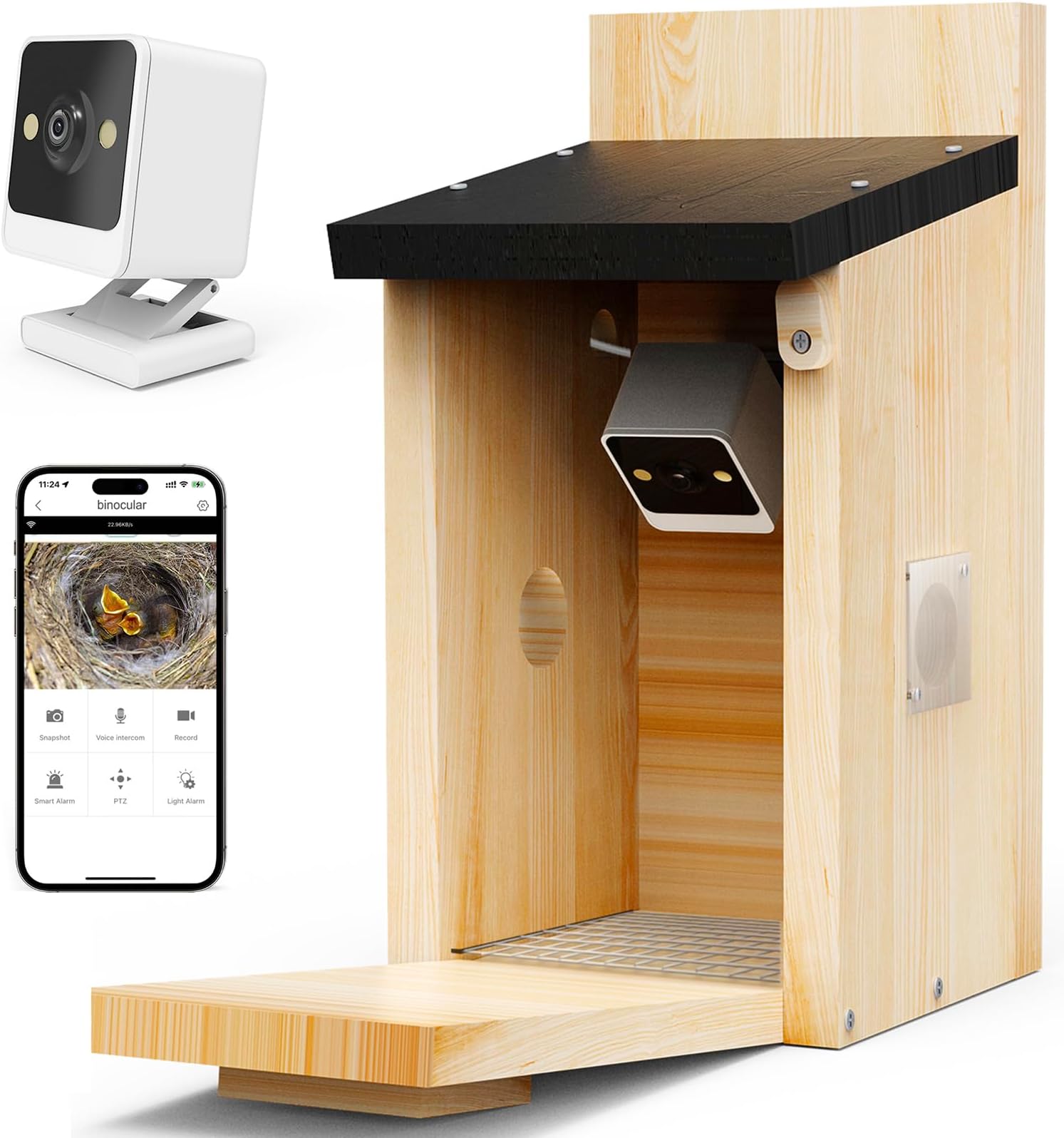 Amazon.com: Birdhouse Camera, Birdhouse with 1080P HD Camera Wireless ...
