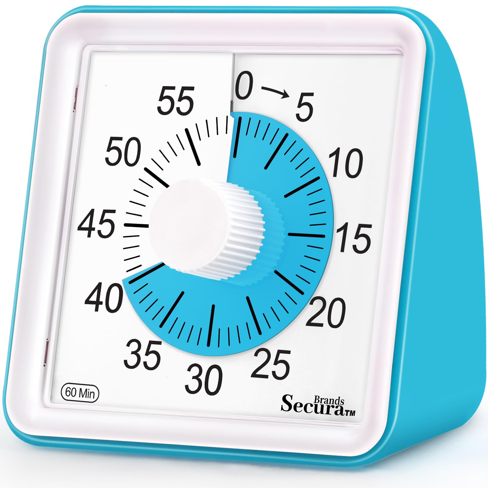 Amazon.com: Secura 60 Minute Essential Visual Timer for Kids, Countdown ...