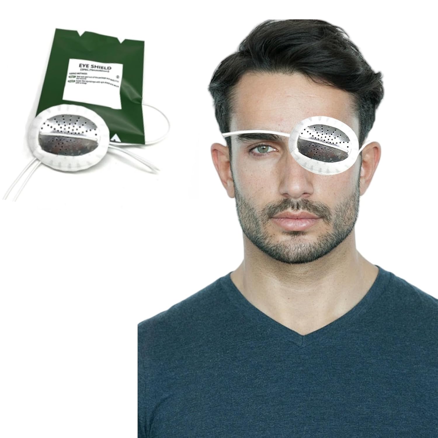 Amazon.com: NIUNIUZHENG Aluminum Eye Shield Eye Patch for Eye Surgery ...