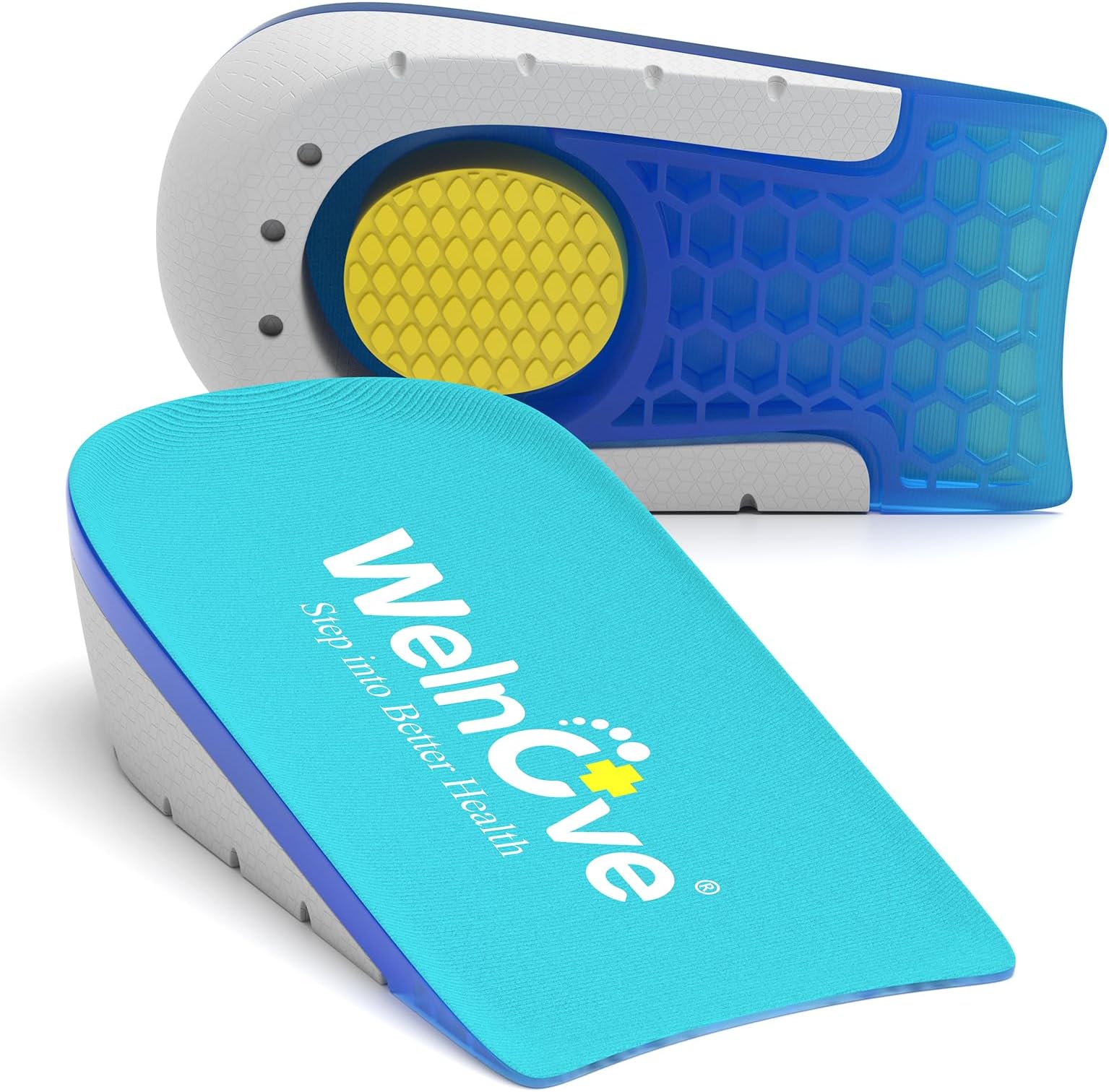 Amazon.com: Welnove Shoe Inserts Gel Heel Cushion Cup for Achilles ...