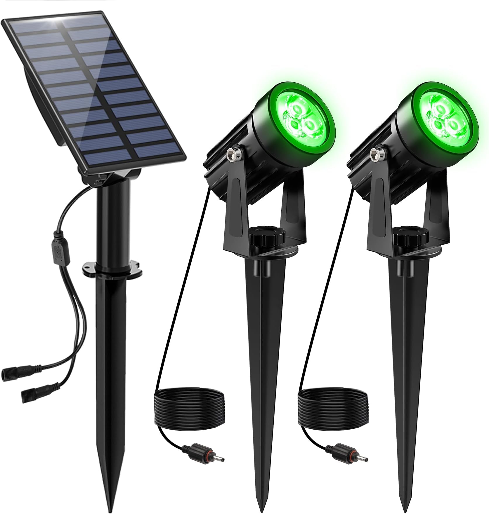 esotec Trio 102140 Solar-Powered Spotlights Set of 3 : Amazon.co.uk ...
