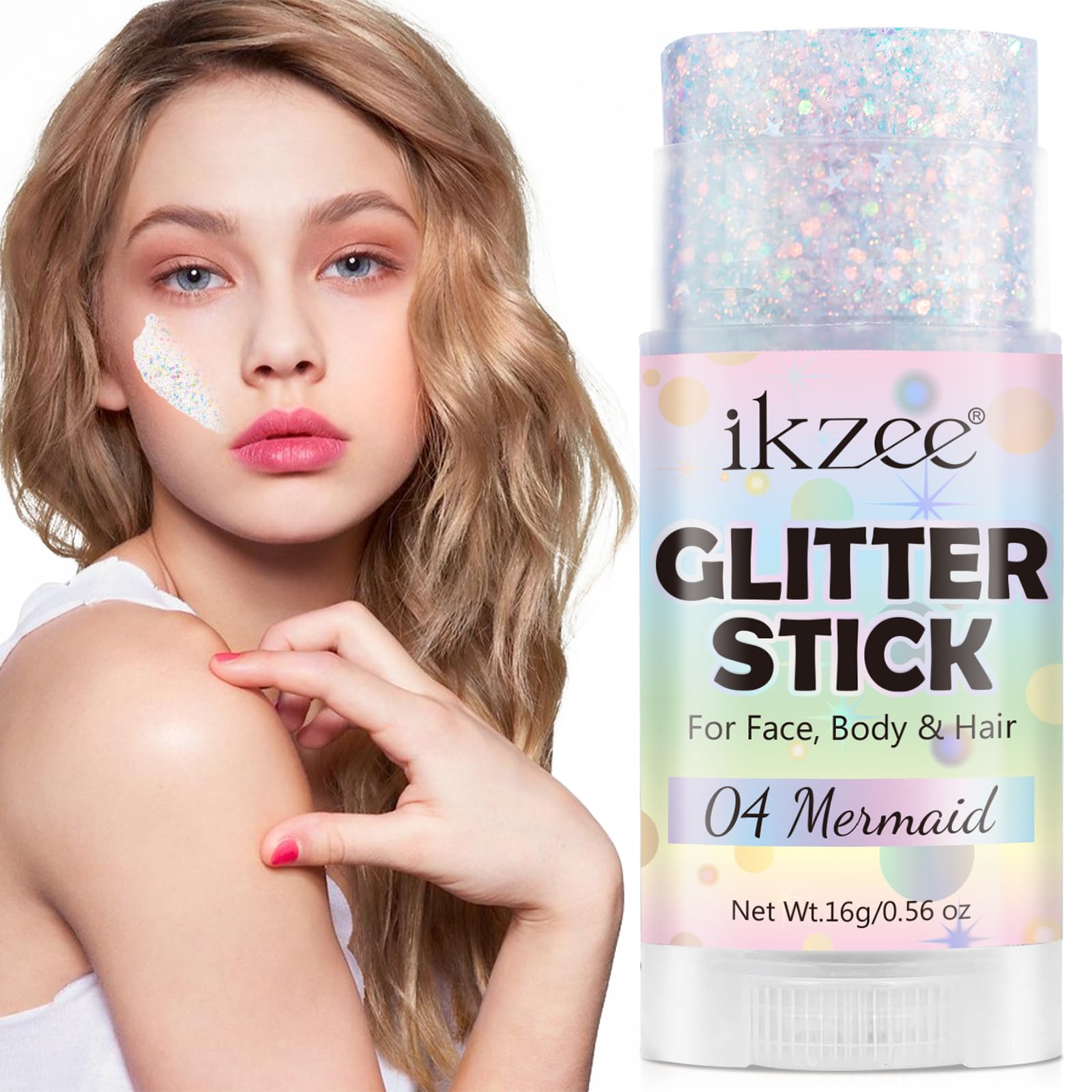 Body Glitter Stick, Face Glitters Body Gel Sequins Shimmer Stick ...