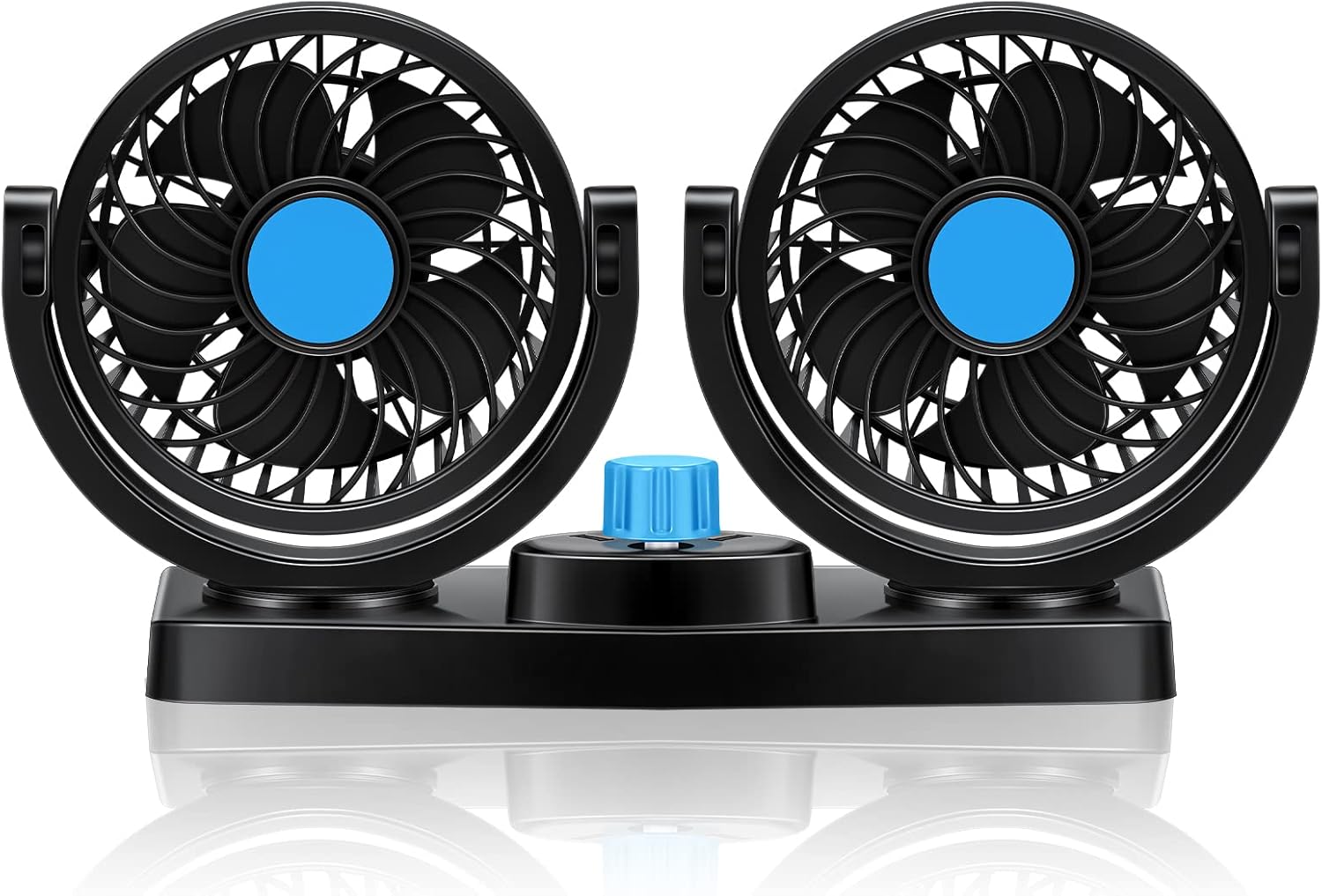 Amazon.com: Treela Car Fan 12V Electric Auto Cooling Fan for Backseat ...