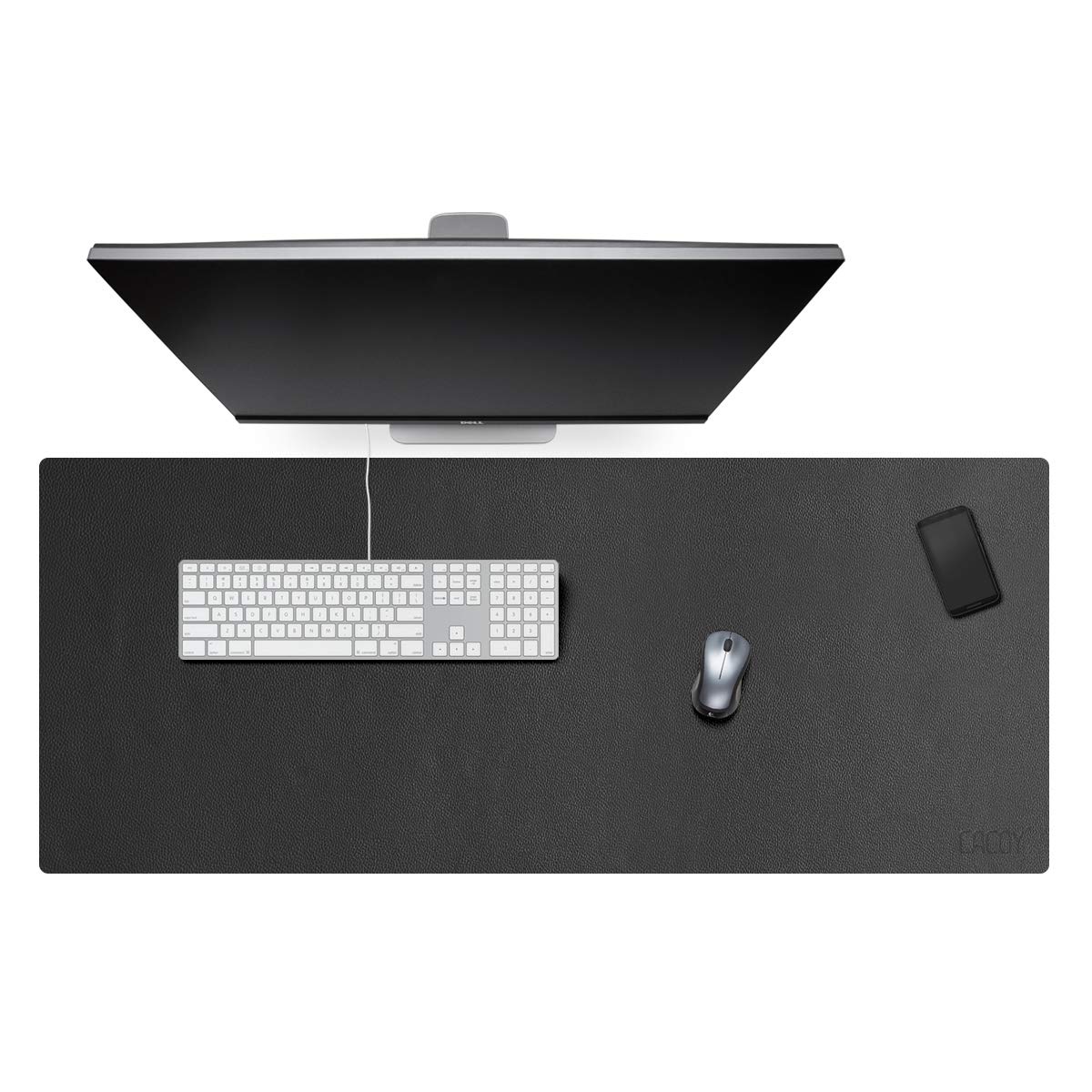 Cacoy Dual-Sided Desk Mats on Top of Desks, PU Leather Desk Pad, 47.2 ...