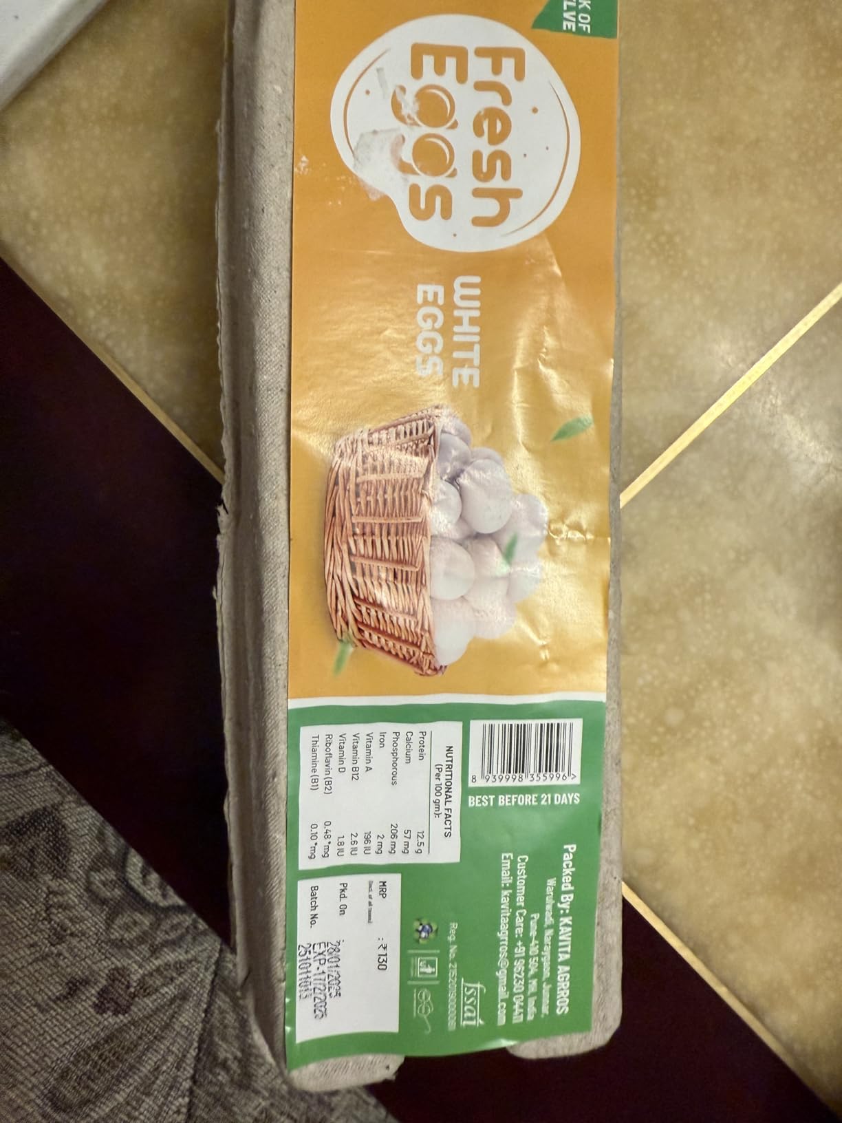 Fresh Eggs, Pack of 12 : Amazon.in: Grocery & Gourmet Foods