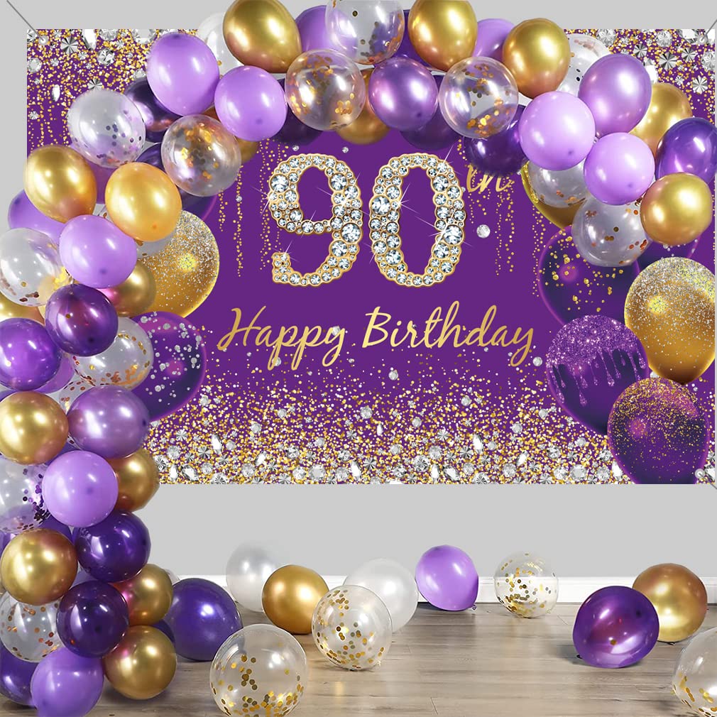 Colors For 90th Birthday Celebration 90th Birthday Star Foil Balloon