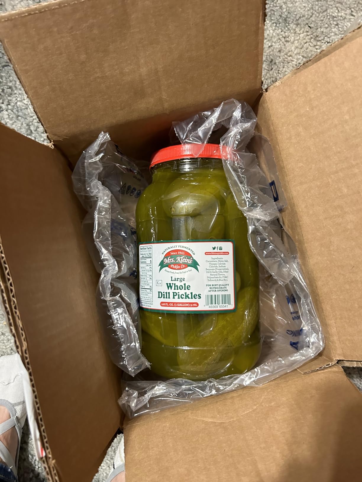 Amazon.com : Mrs Kleins Whole Kosher Dill Pickles • Pickles in pickle ...