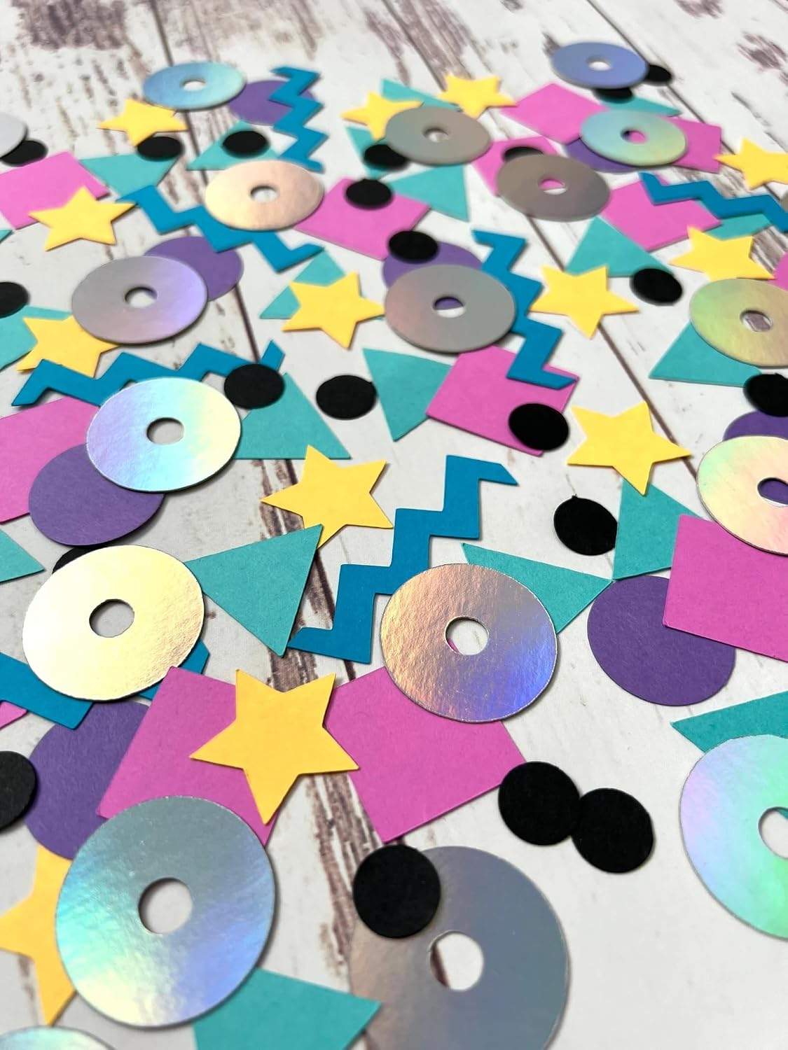 Amazon.com: 100PCS Back to the 90's confetti, 90s birthday decorations ...