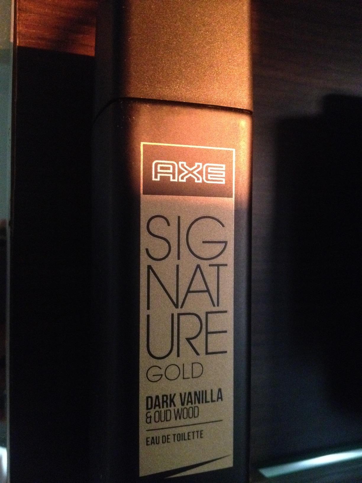 Buy Axe Signature Gold Dark Vanilla and Oud Wood Perfume, 80ml/65 G ...