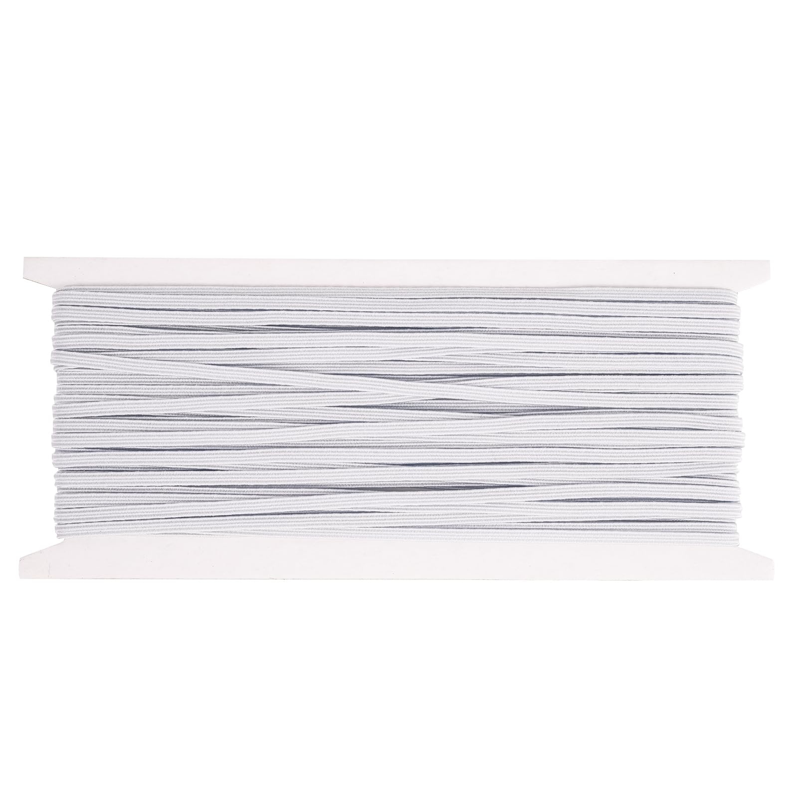 Snapklik.com : White Elastic Band For Sewing, 1/8 Inch 20 Yards High ...
