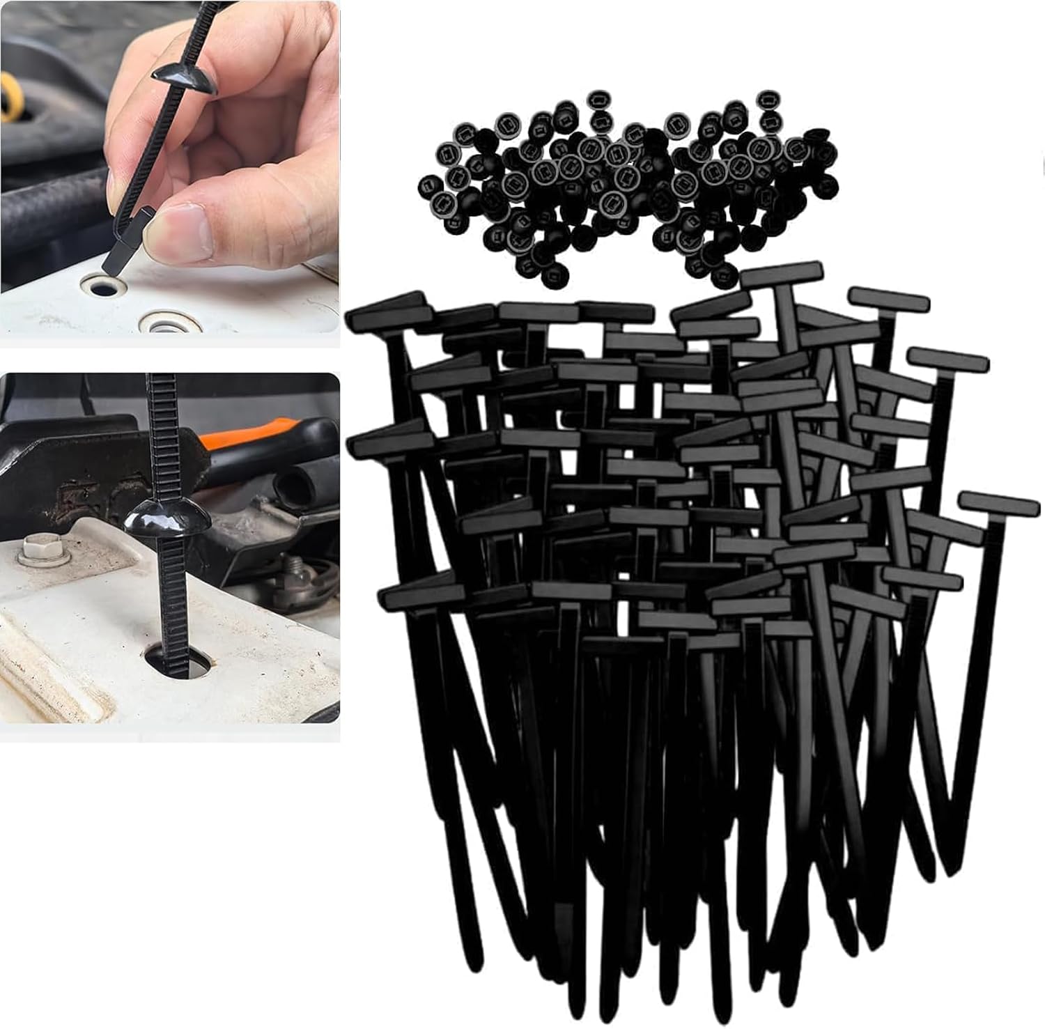 Amazon.com: 2026 Upgrade Nylon Universal Cable Tie Buckle,New Heavy ...