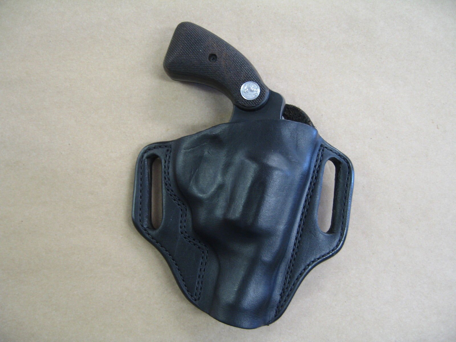 Colt Detective Special 6 Shot Revolver Leather 2 Slot Pancake ...