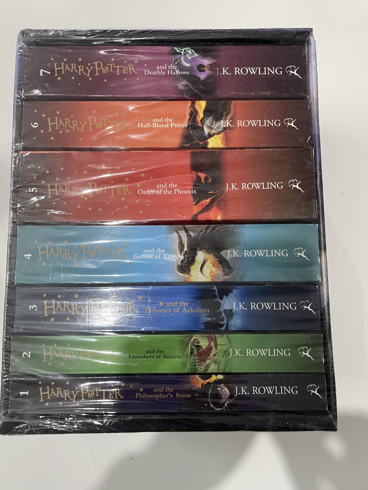 Harry Potter Books Set of 7 Box - No. 1-7 With Free Magic Pot Magazine ...
