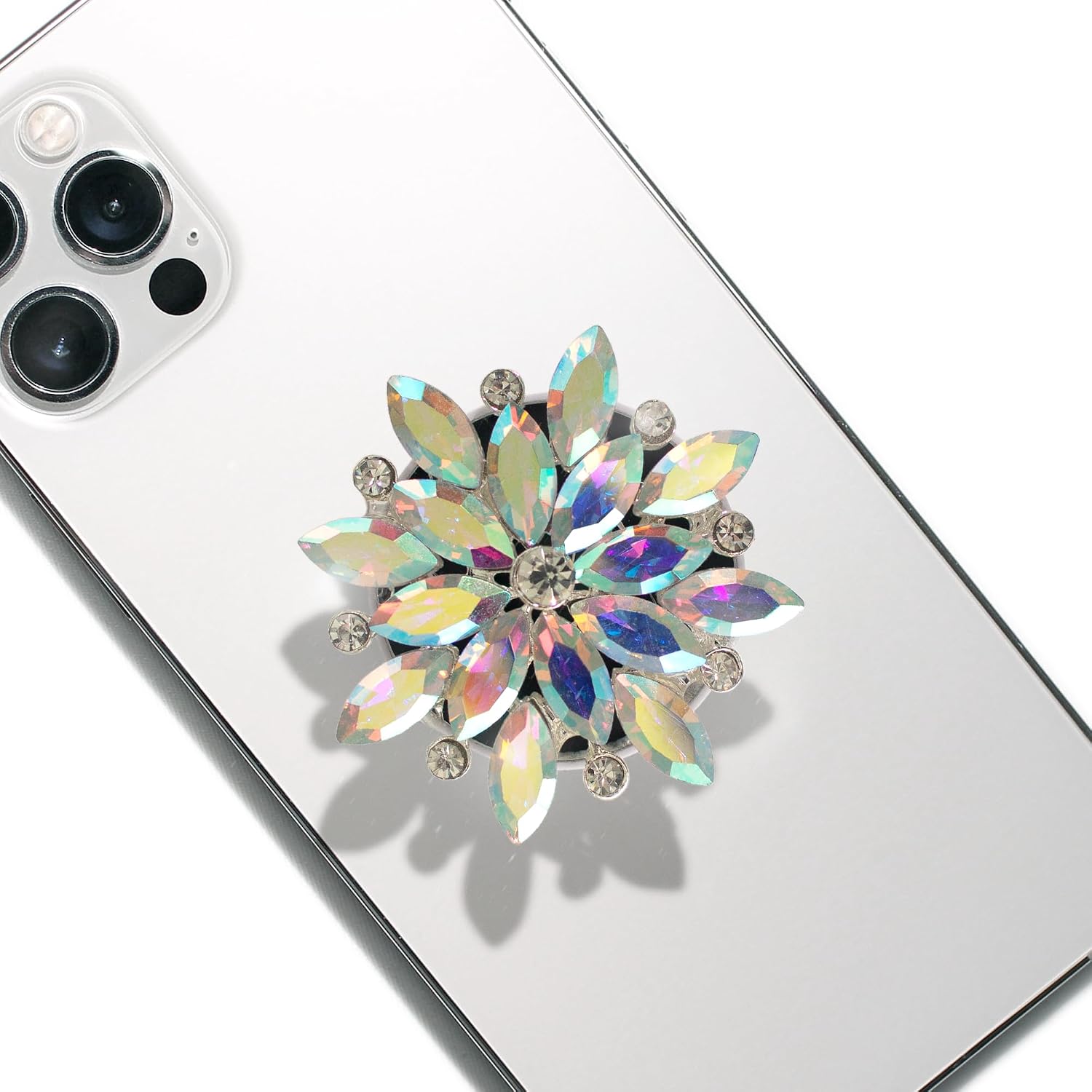Amazon.com: DALSTONE Bling Bling Synthetic Cubic Flower Shape ...